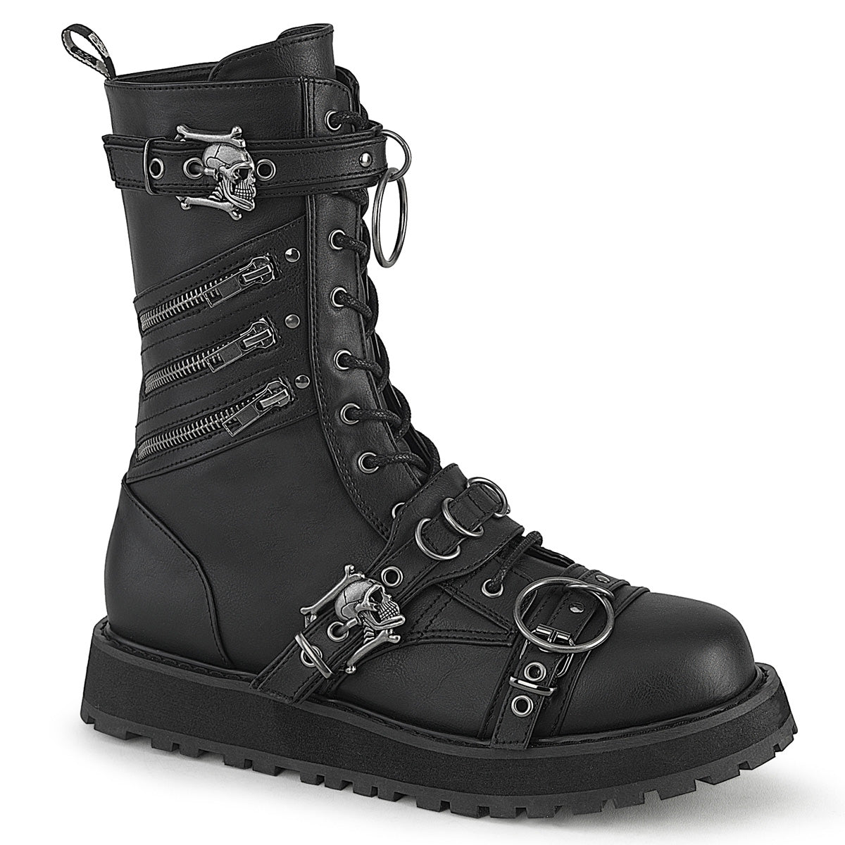 Demonia Valor-240 Men's Lace-Up Front Mid-Calf Boot – SinCity Playwear
